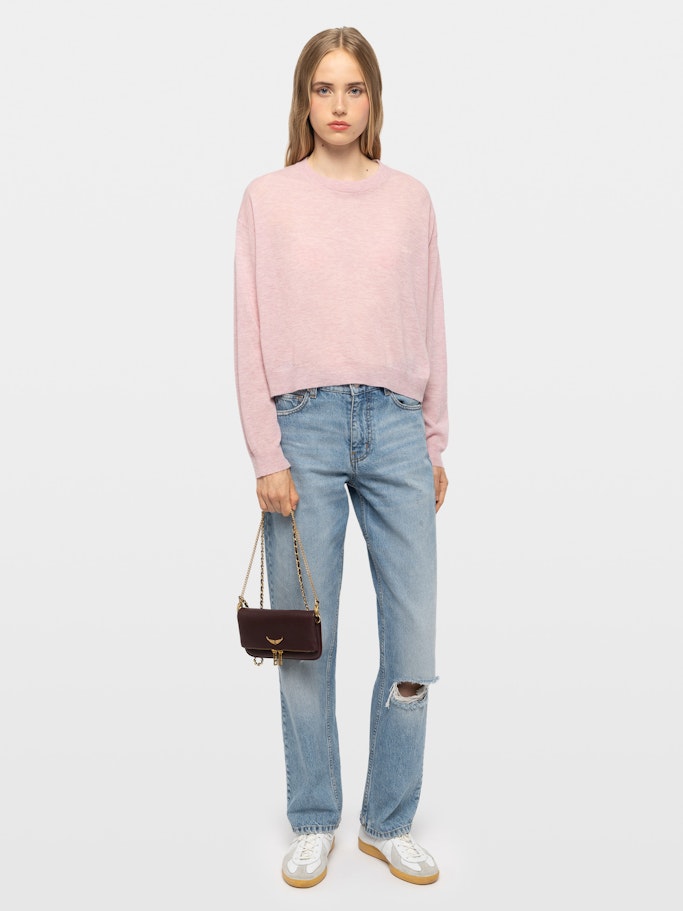 ZADIG&VOLTAIRE Zadig&Voltaire Rock Mini Clutch in Grained Leather